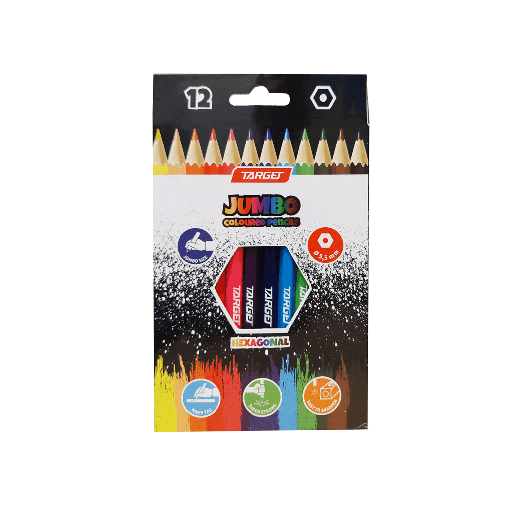 Drvene bojice Target JUMBO 1/12 | aldi doo